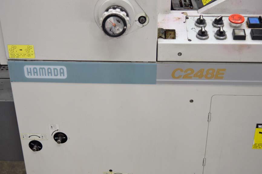 Lot #80: Hamada C248E 2 Color Offset Printing Press - WireBids